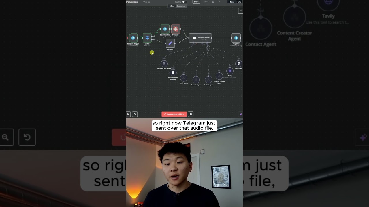I Built the Ultimate Team of Agents in n8n  #artificialintelligence #n8n #agentgpt  #techtok #coding