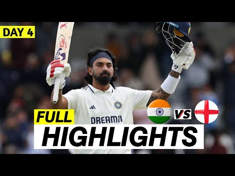 India vs England 1st Test Day 4 Highlights 2025 | IND vs ENG 1st Test Day 4 Highlights 2025