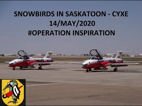Rcaf Canadian Snowbirds in Saskatoon - CYXE #Opinspiration