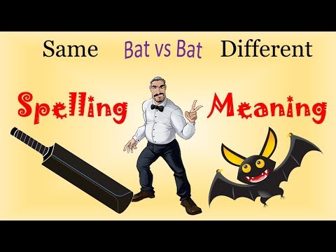 Confusing words with same spelling but different meaning - Homographs (9)