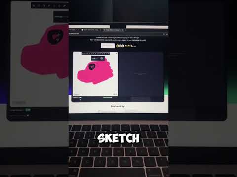 Generate logo from a sketch. #aitools #aiwebsite #ailogodesign #ailogo #logodesign #techtrends