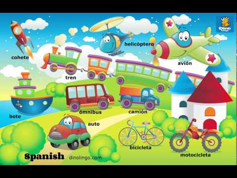 Online Spanish Games for kids - Click and tell online game- Learn Spanish for kids - Dinolingo