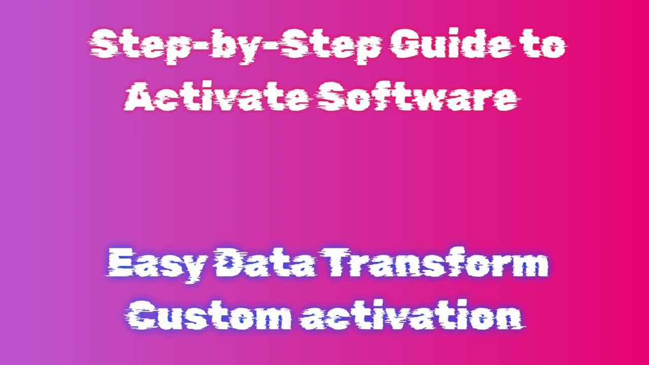Quick Setup: Installing Easy Data Transform on Windows 11