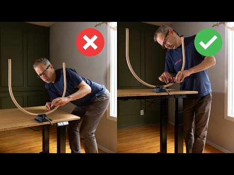 No More Back Pain! Adjustable Height Workbench for Woodworkers - FlexiSpot E7 Plus Standing Desk