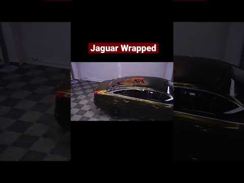 Jaguar Wrapped with Chrome Gold | Mr Wrapster |