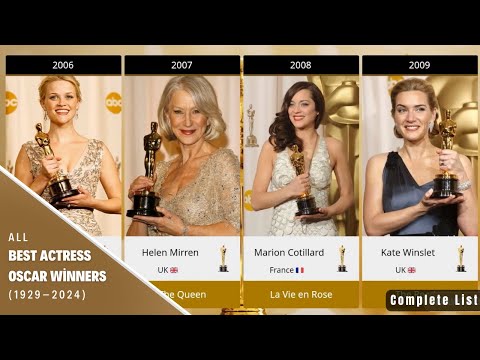 Who Won Most Academy Awards | Best Actress Oscar | Complete List (1929 - Now)