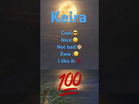 Rating the name Keira