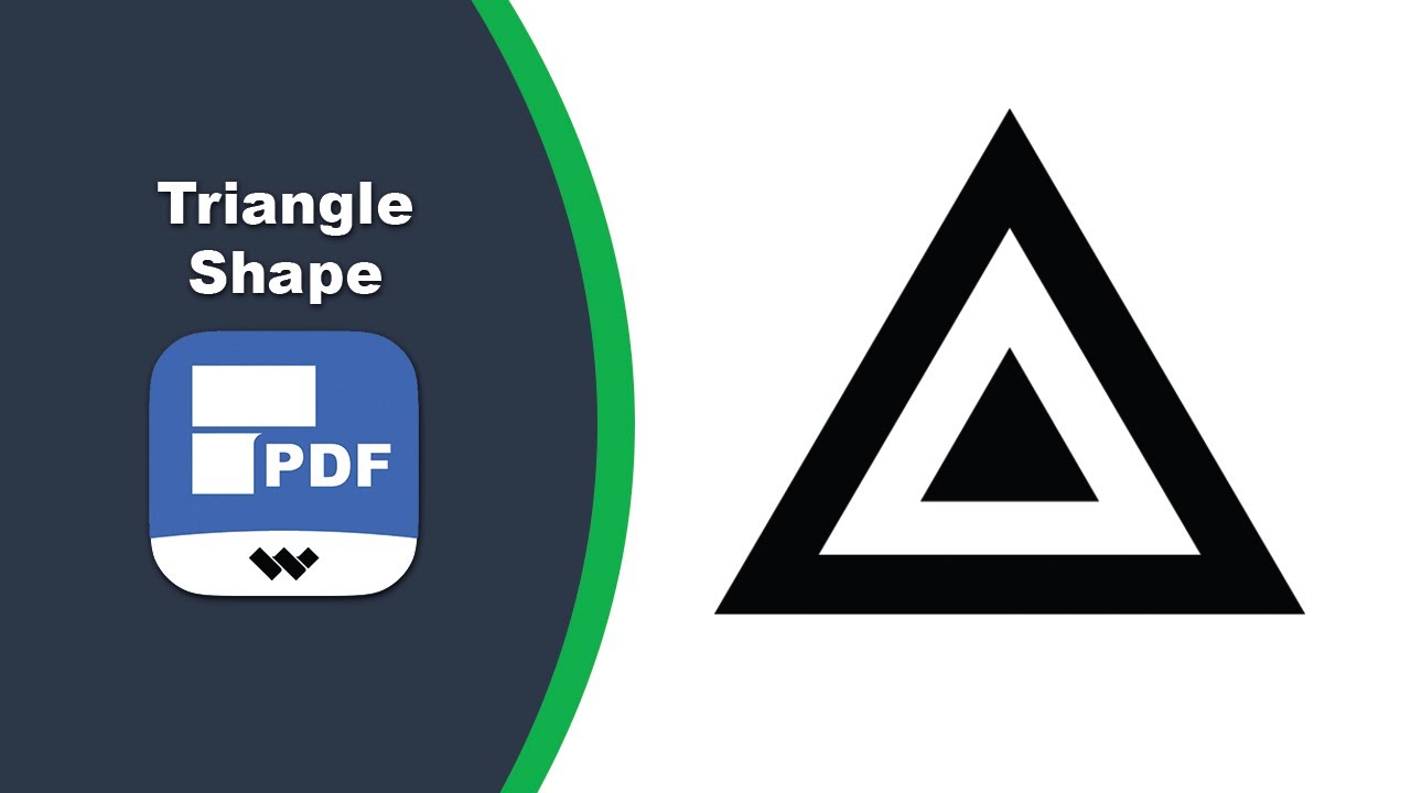 How to Create and Place a Triangle Shape in PDF Document in Wondershare PDF Editor