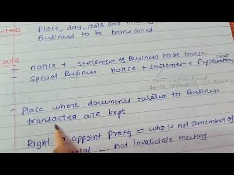 sec 101&102 of companies act 2013 along with rule18 #company #companylaw #cs #csprofessional