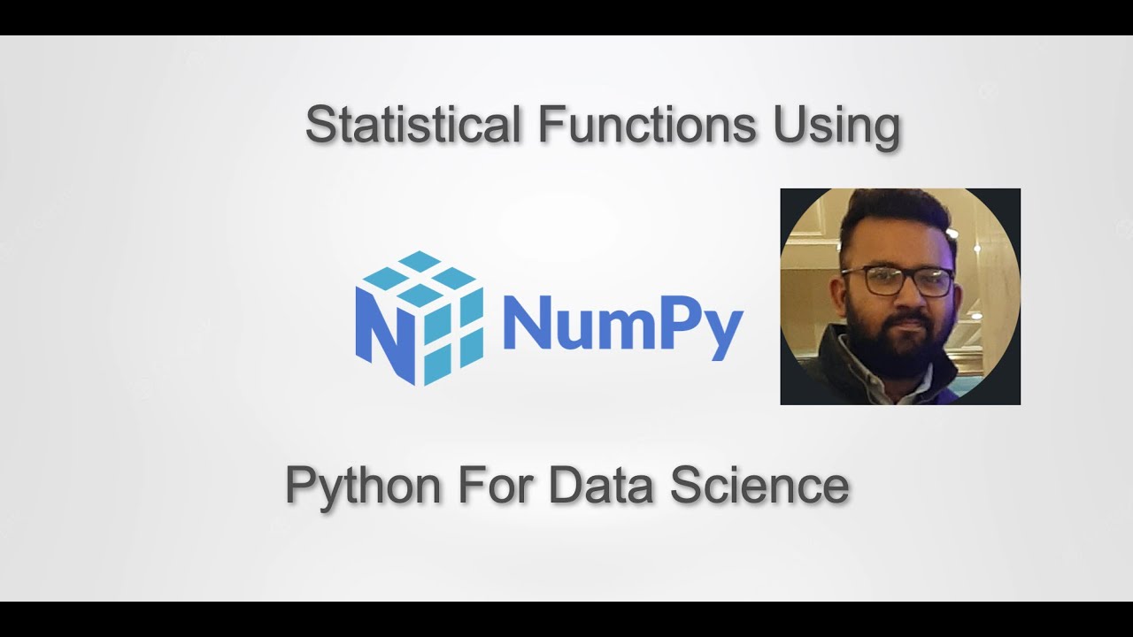 Statistical Functions using Numpy: A Beginner's Guide | Python For Data Science | datamahadev