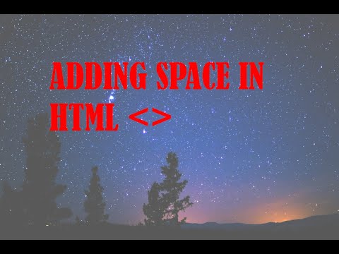 Basic HTML Part 5 br hr and no break space