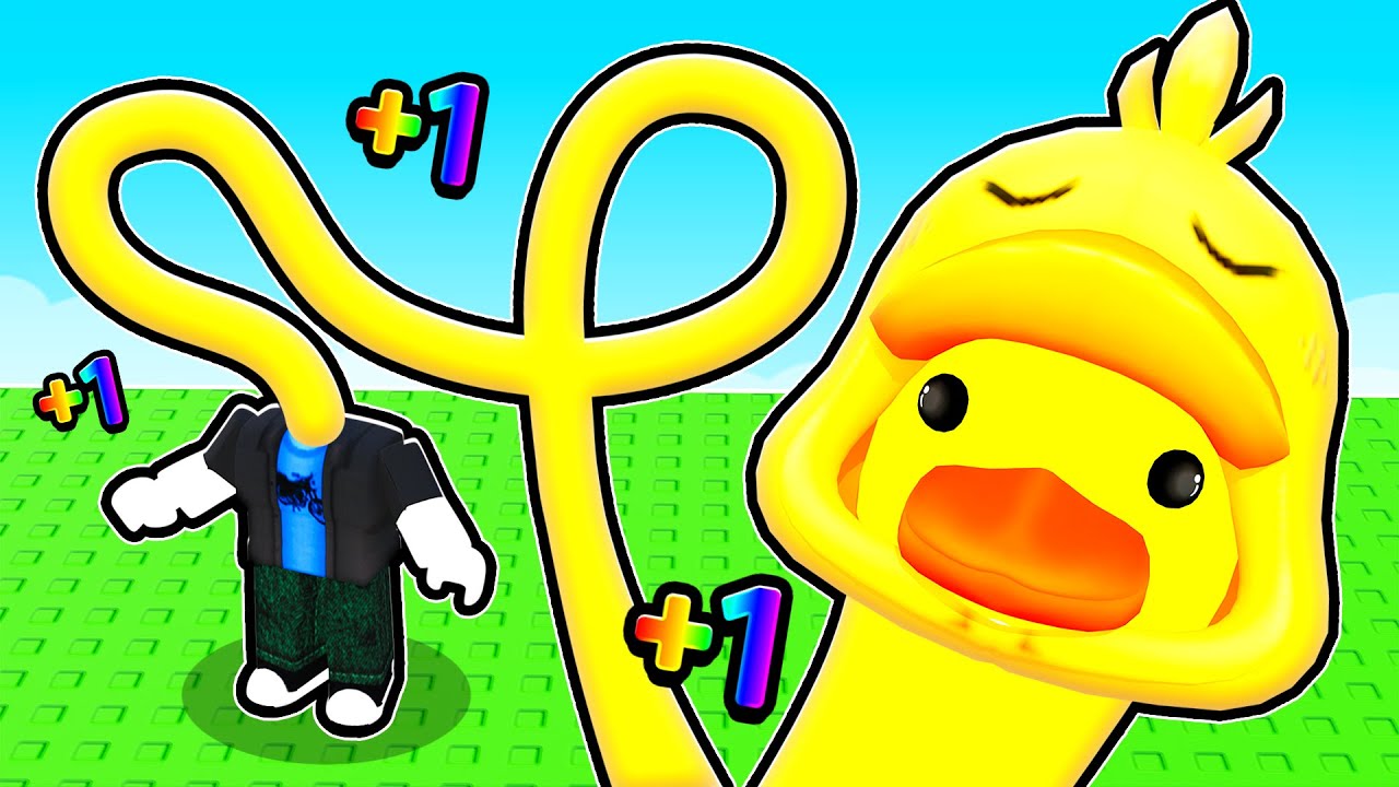 Roblox But My NECK GROWS EVERY SECOND!