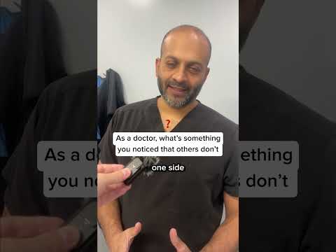 What do doctors notice that humans don't?