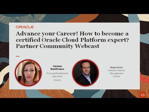 How to become a certified Oracle Cloud expert? Free training and free certification