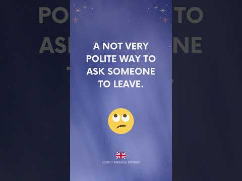 ENGLISH IDIOMS  | To sling your hook 🪝 | Lovely English Stories #englishidioms #idioms #shorts