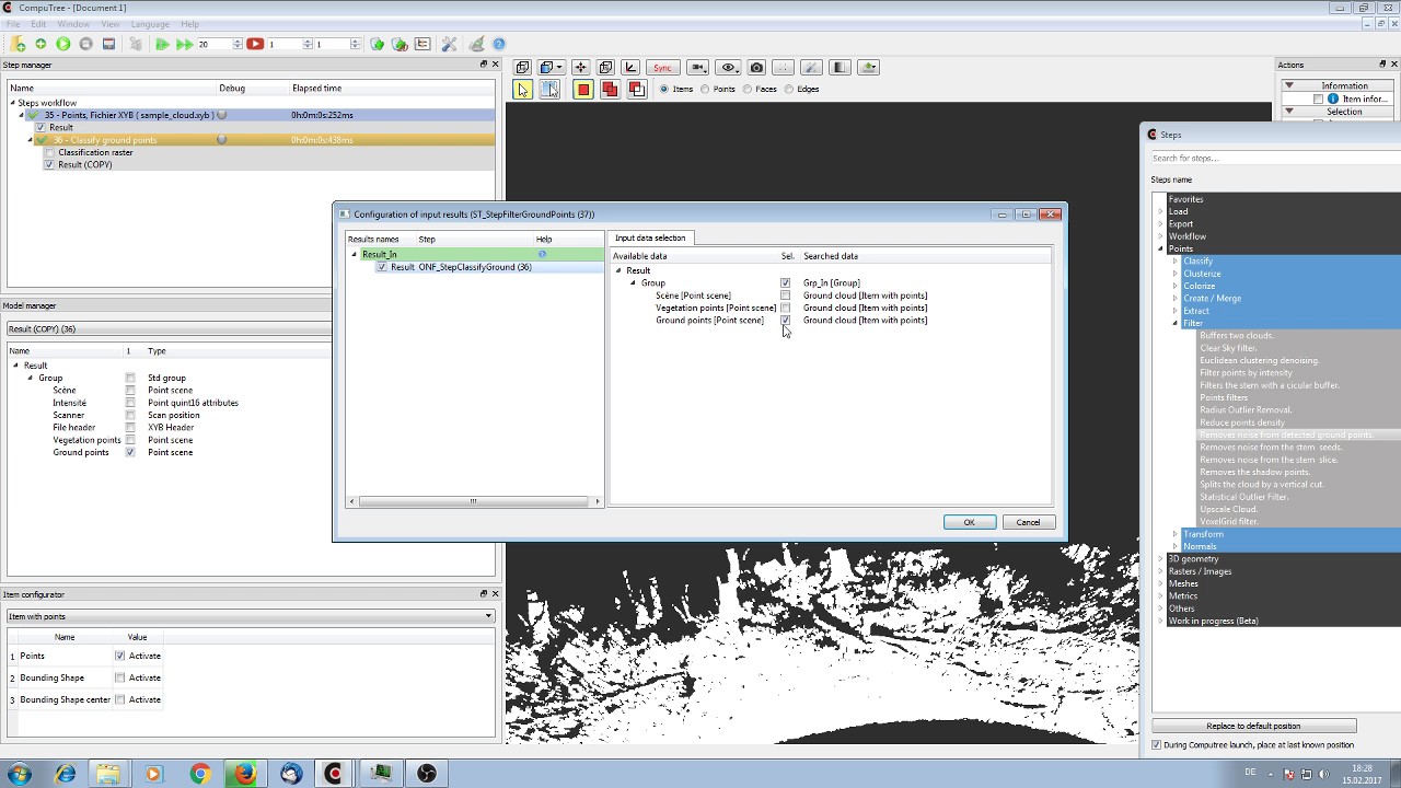 Plot Processing Step 1   Create a DTM