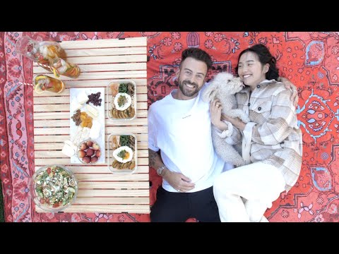 Family Picnic | Korean Lunch Box + Mediterranean Salad + Pimm's Cup