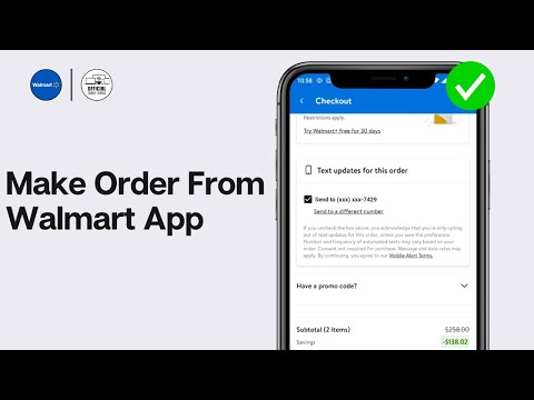 How to Order from Walmart App 2024 | Make Order From Walmart App