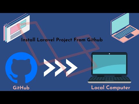 Install Laravel Project from github #laravel