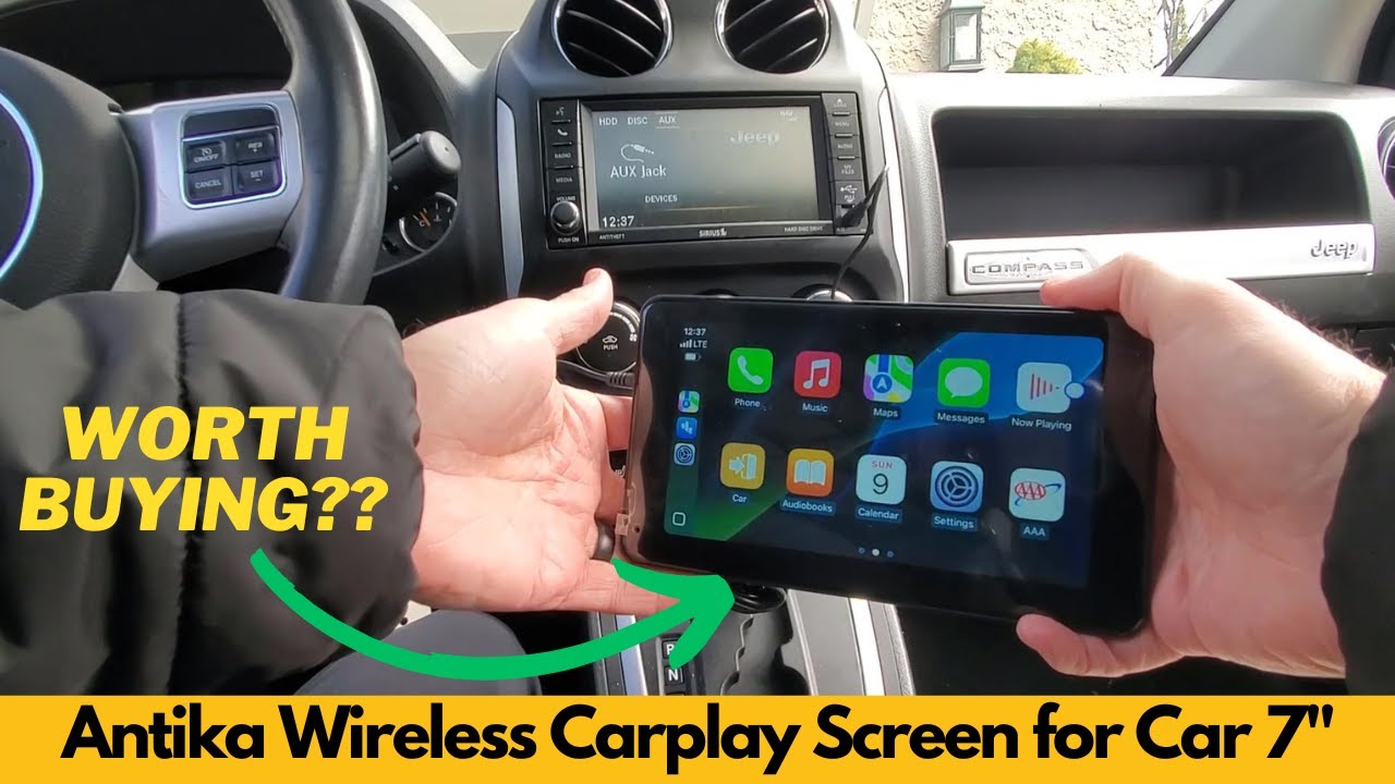 Antika Wireless Carplay Screen for Car 7inch Portable Apple Carplay & Android Auto - Worth It?