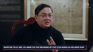 Rappler Talk: Mel Velarde on the meaning of the 1734 Murillo-Velarde map