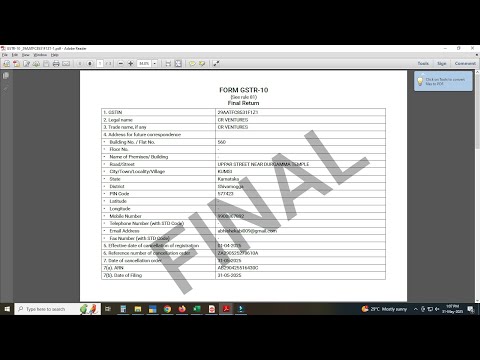 How to File GSTR 10 in 5 Mins after cancellation GST Registration within 3 months