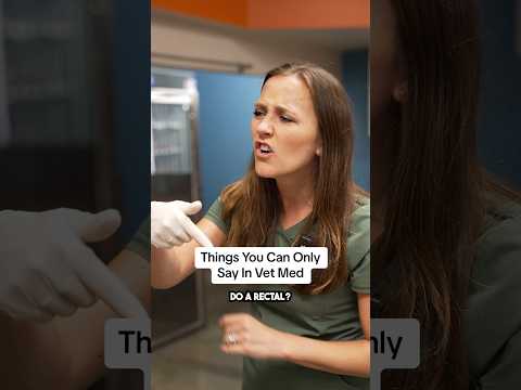 Things You Can Only Say In Vet Med #shorts