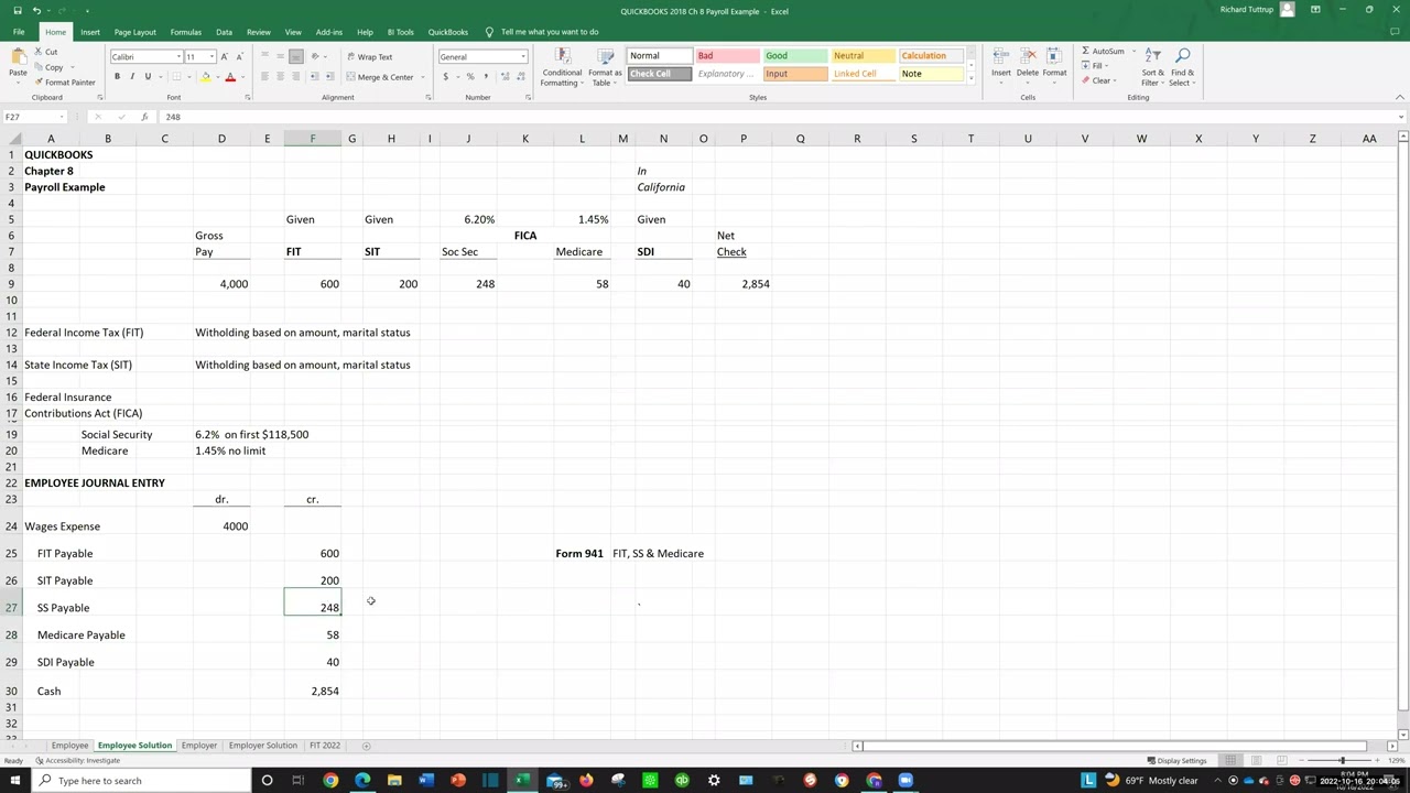 Chapter 8 Payroll Overview