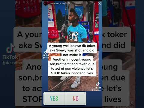 Tiktok famous Swavy shot & dies