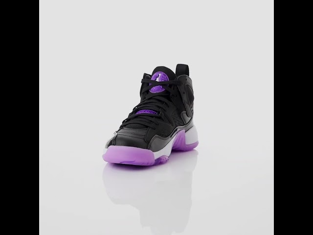 JORDAN JUMPMAN TWO TREY BLACK/PURPLE - SNEAKERS WOMEN | Courir.com