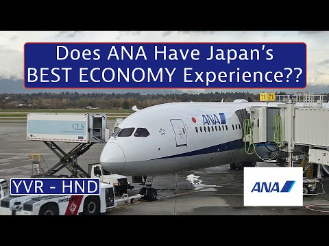 Does ANA Have Japan's Best ECONOMY Experience?? | YVR - HND