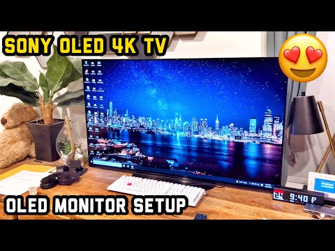 Using SONY 4K OLED TV as Computer Monitor【Review69】