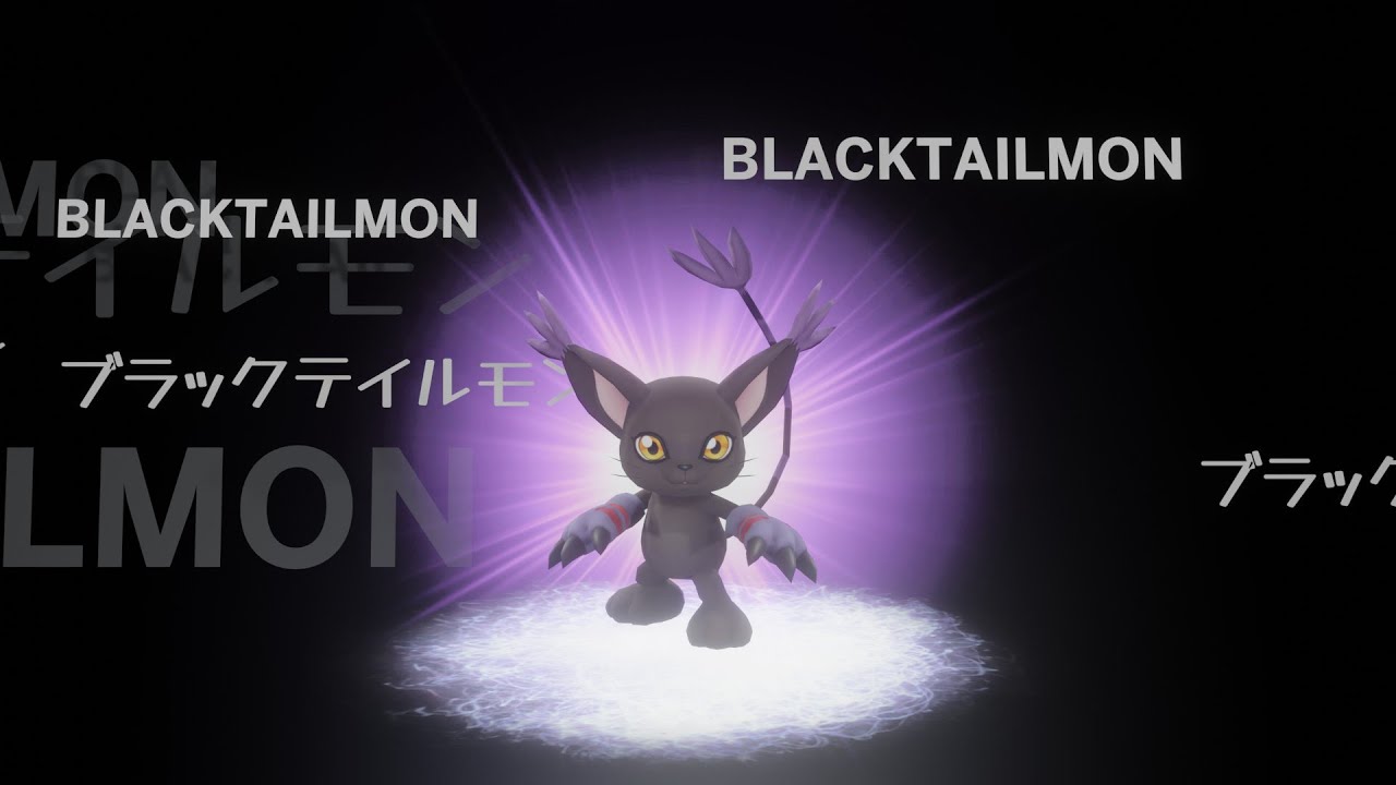 BlackTailmon (BlackGatomon) Evolution line
