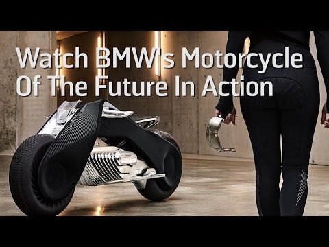 Watch BMW’s Motorcycle Of The Future In Action