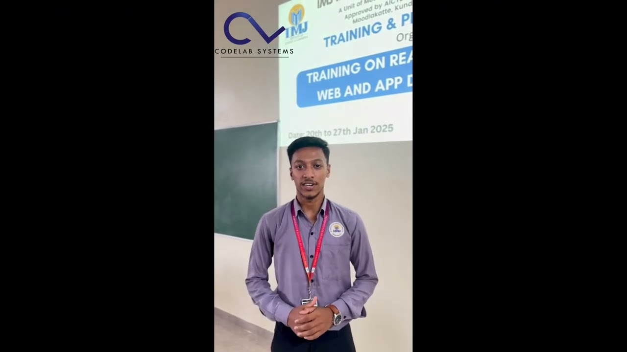 IMJ College Moodlakatte Interns Share Their Journey at CodeLab Systems 🚀 | Internship Experience