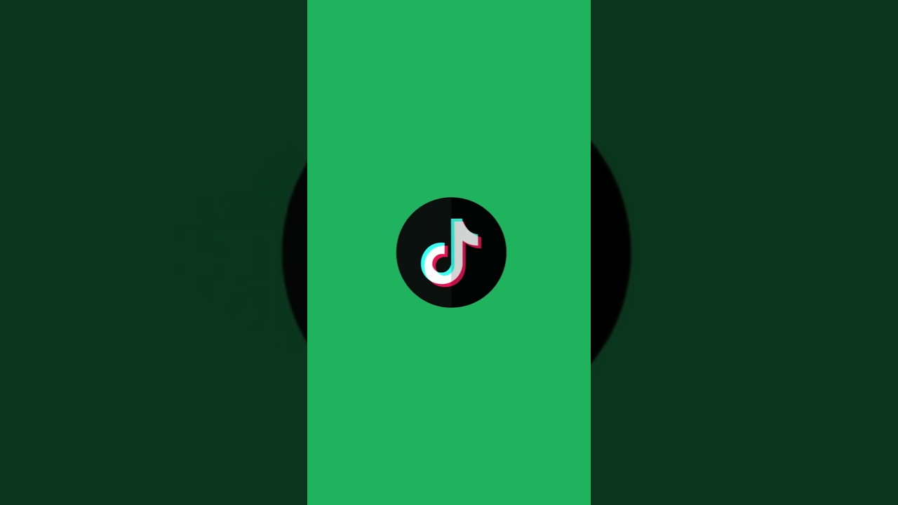 TikTok logo green screen #humloart