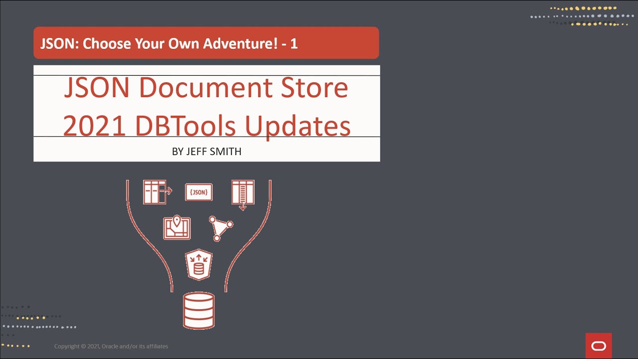 JSON Document Store Web Interface tour for the Oracle Database using SQL Developer Web