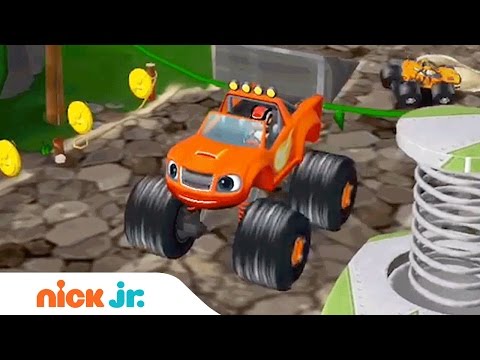 Blaze and the Monster Machines Racing Game Walkthrough | Jr. Gamers | Preschool App (AD) | Nick Jr.