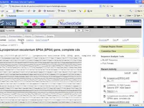 Sequencing Resources - GenBank