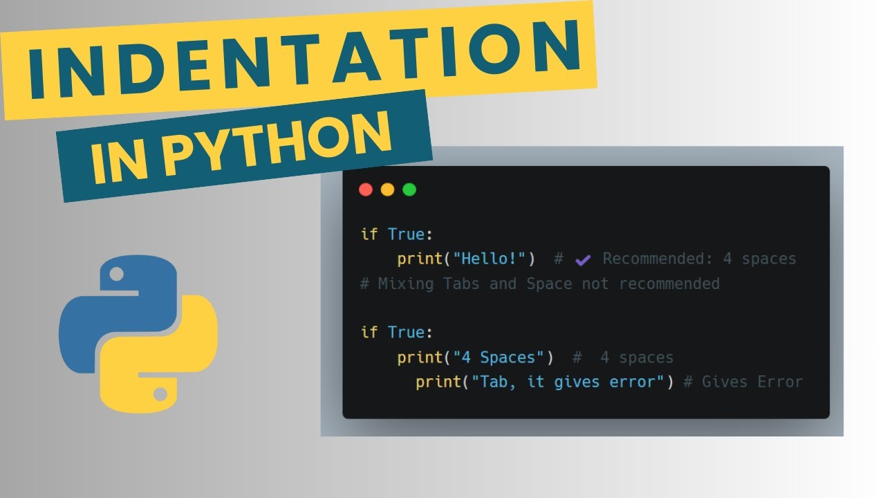 🚀 Python Indentation Explained | Why Indentation Matters in Python 🔥