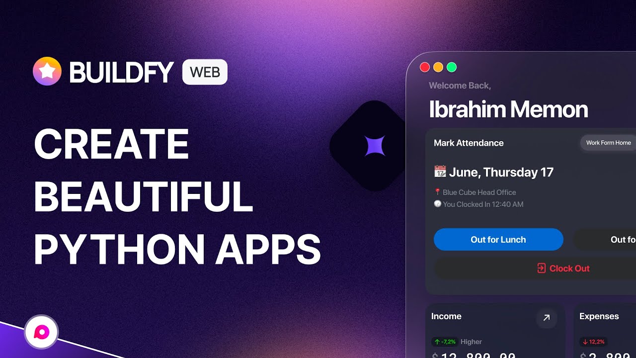 Python Modern GUI Builder | Drag & Drop with CustomTkinter Export – No Code!