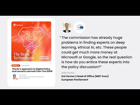 The EU’s Approach to Digital Policy and Lessons Learned From The GDPR