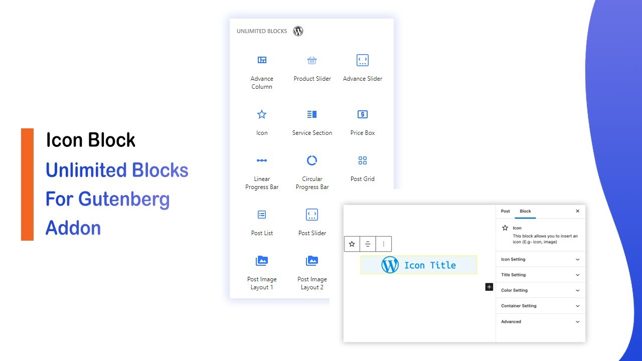 Icon Block - Unlimited Blocks For Gutenberg