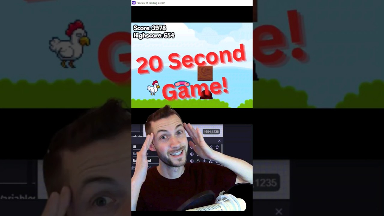 How to Make a GAME in 20 SECONDS!