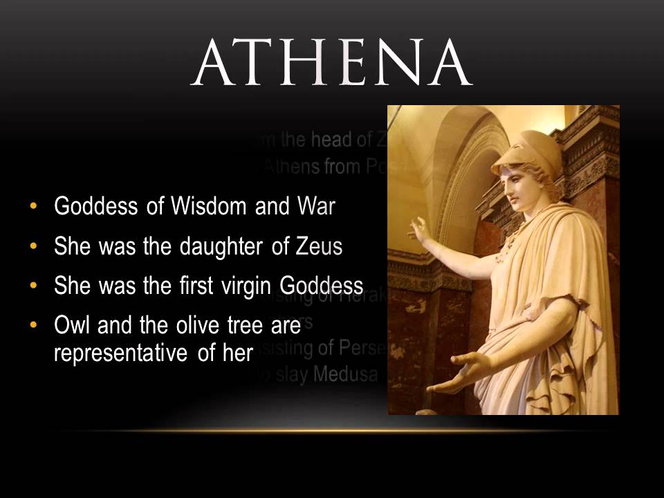 Greek Gods and Goddesses PowerPoint layout
