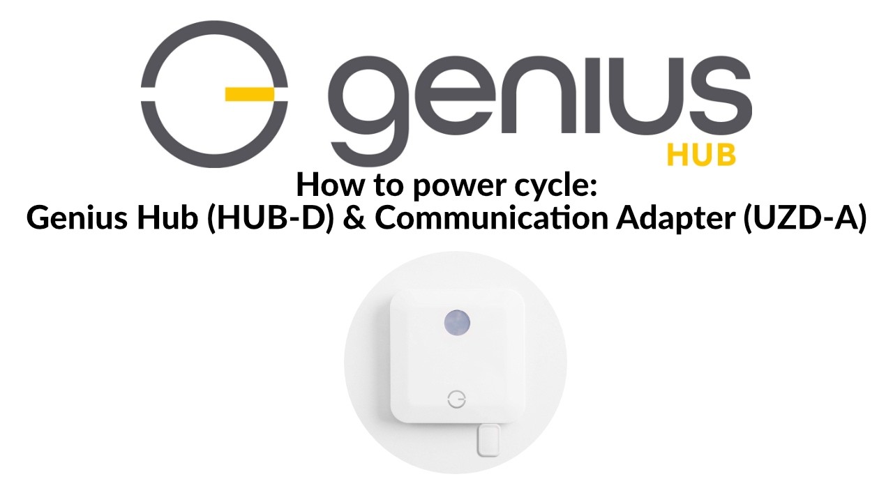 How to power cycle Genius Hub