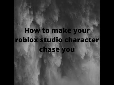 How to make your roblox studio character chase you! (Read description)