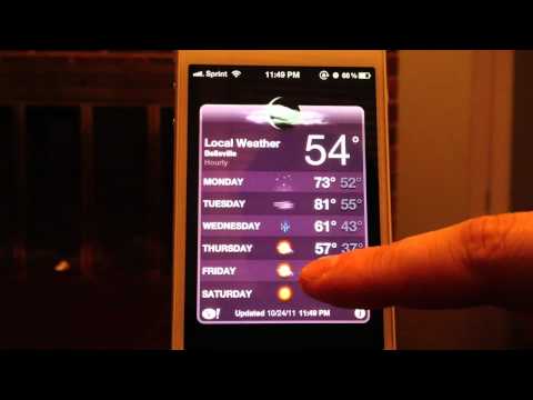 Hourly Forecast For Weather App