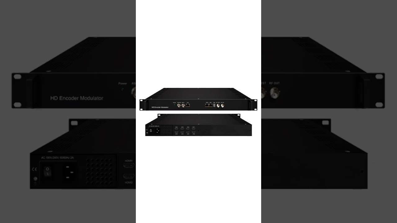 NDS3536S Encoder Modulator! 📡 8 HDMI to DVB-C/T/ATSC/ISDB-T, 1080P, QAM. #CATV #BroadcastTech