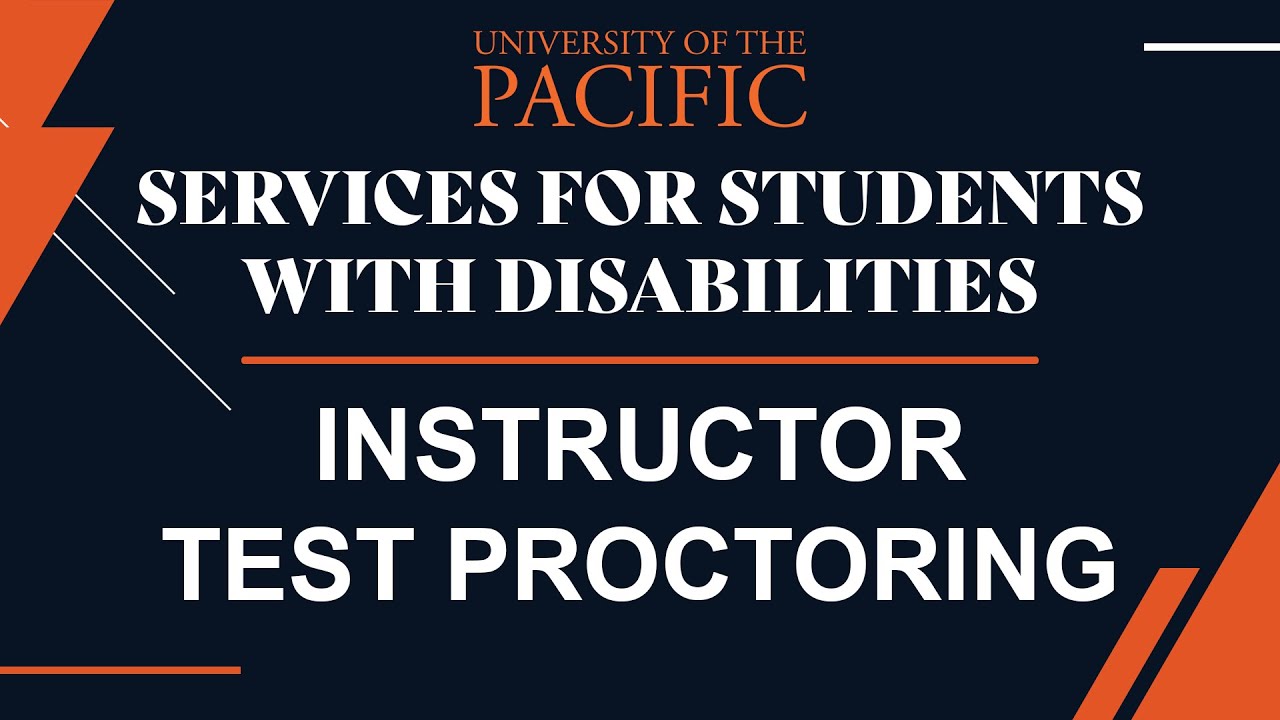 Instructor Test Proctoring
